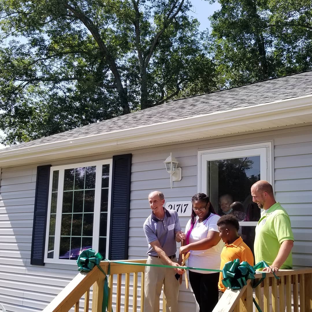 Habitat for Humanity Ribbon Cutting - Re Elect Commissioner Eric Colvin