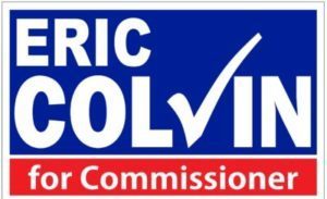 Re Elect Commissioner Eric Colvin